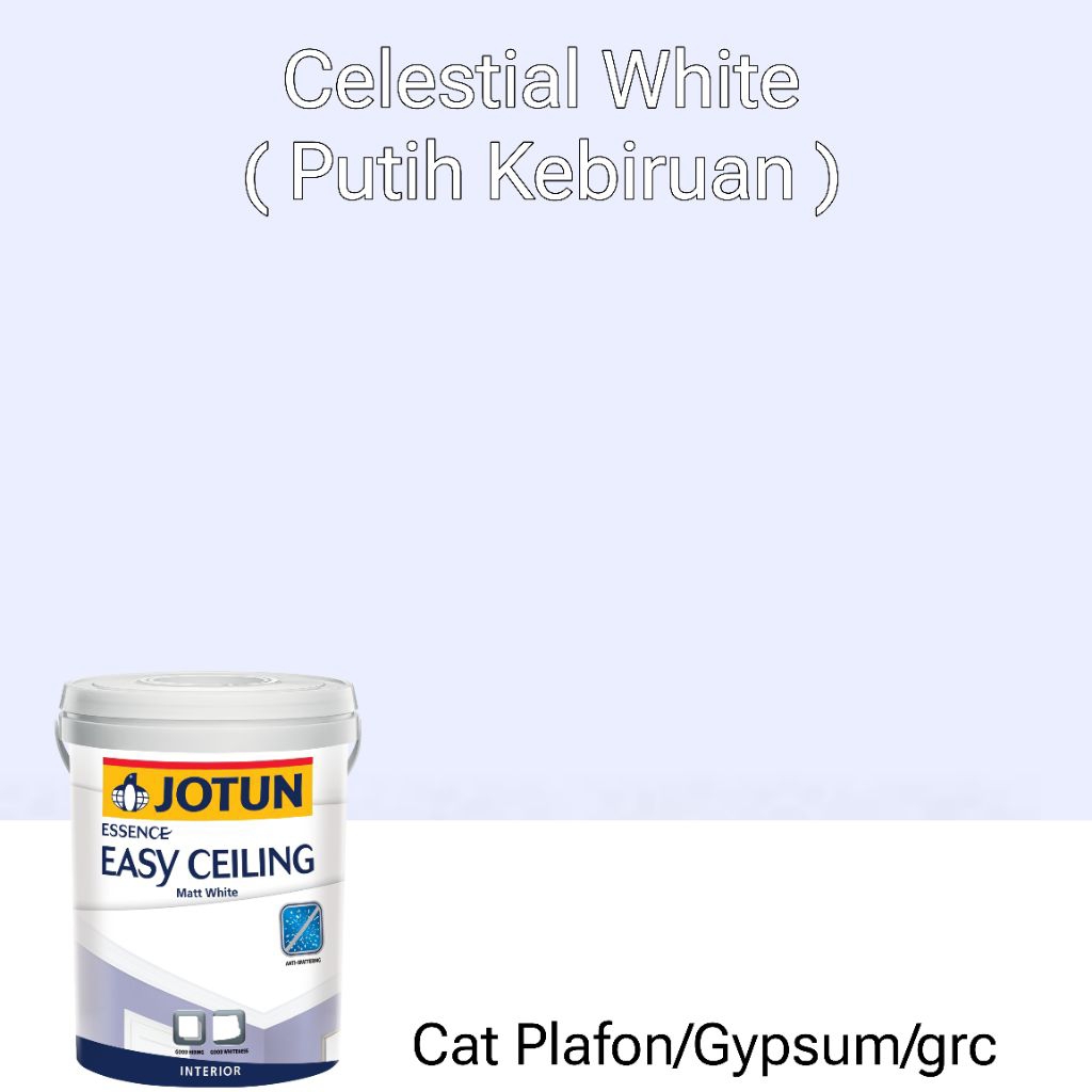 Jual Jotun Easy Ceiling Celestial White 3,5L (5kg) Cat Plafon / Cat GRC ...