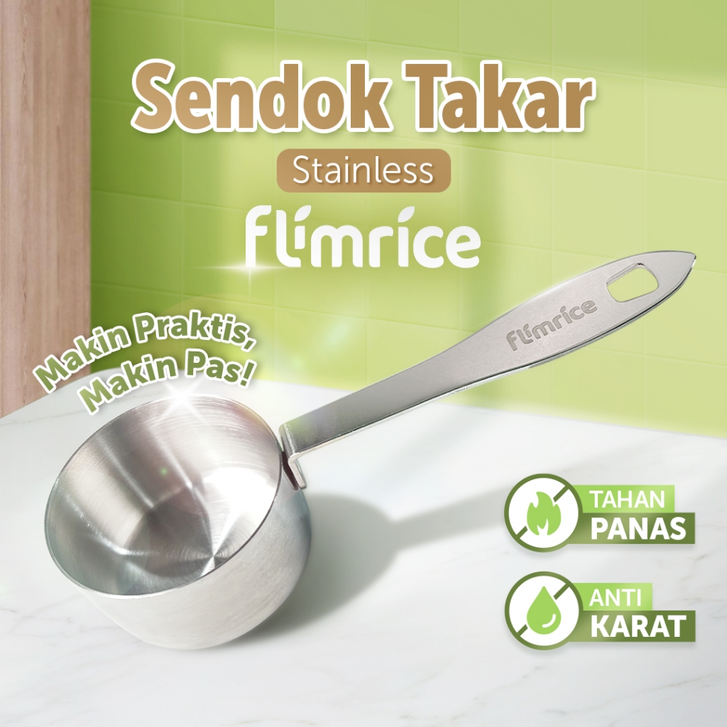 Jual Sendok Takar Stainless Flimrice | Shopee Indonesia
