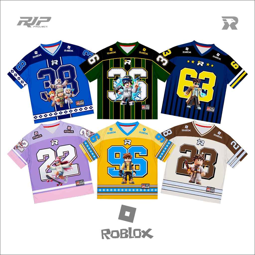 Jual Jersey Anak Karakter Jersey Series Game Roblox Jersey Anak Bahan ...