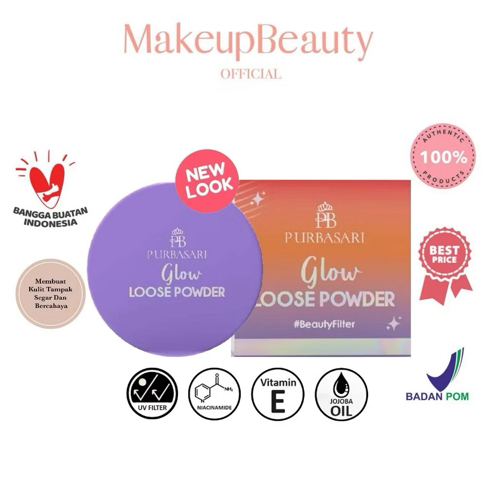 Jual Purbasari Glow Loose Powder | Shopee Indonesia