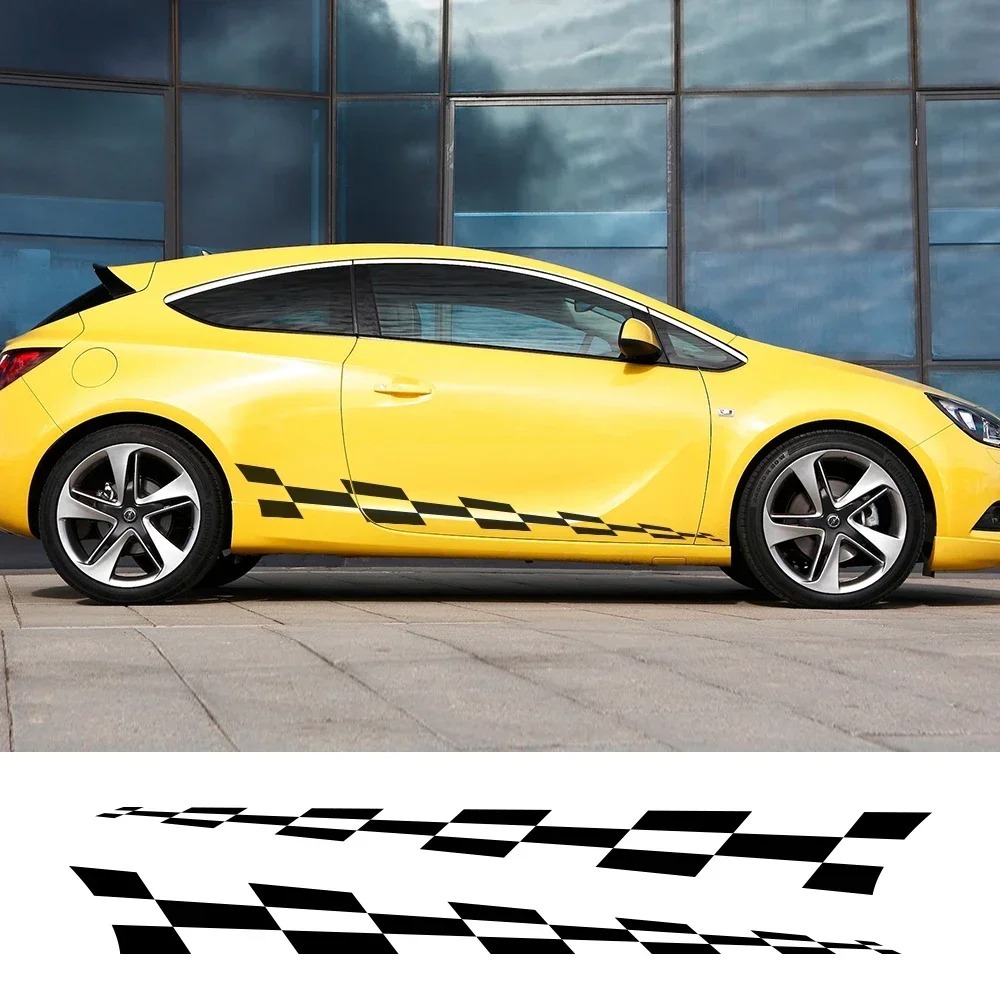 Jual 2PCS Universal Car Body Decor Sticker Sport Styling Decal ...
