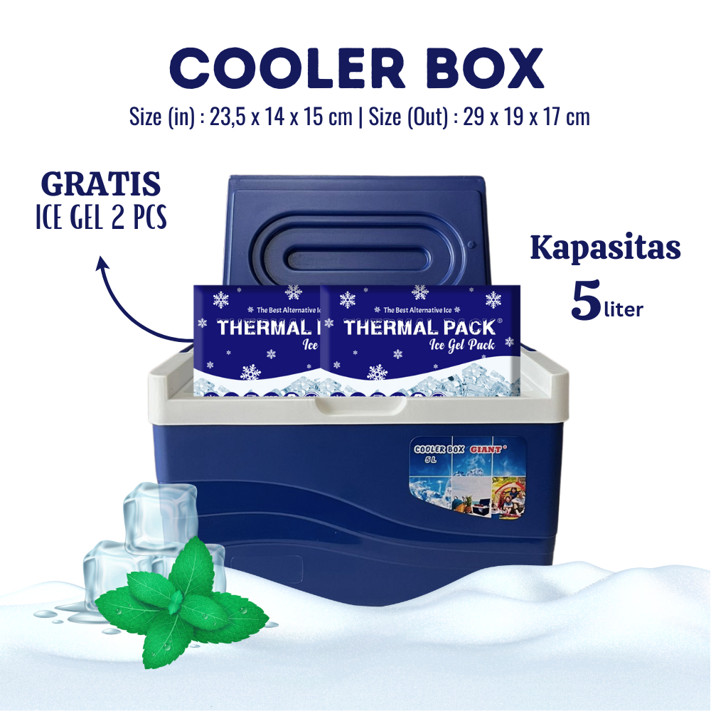 Jual Cooler Box Kapasita 5 Liter Cool Box Es | Shopee Indonesia