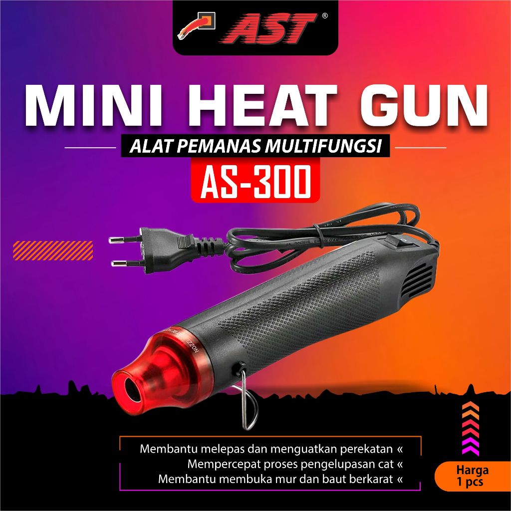 Jual AST AS-300 Mini Heat Gun alat pemanas multifungsi | Shopee Indonesia