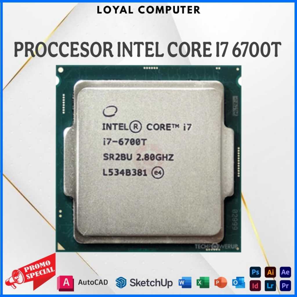 Jual Processor Intel Core I5 6400T I5 6500T I5 6600T I7 6700T I7 6700K ...
