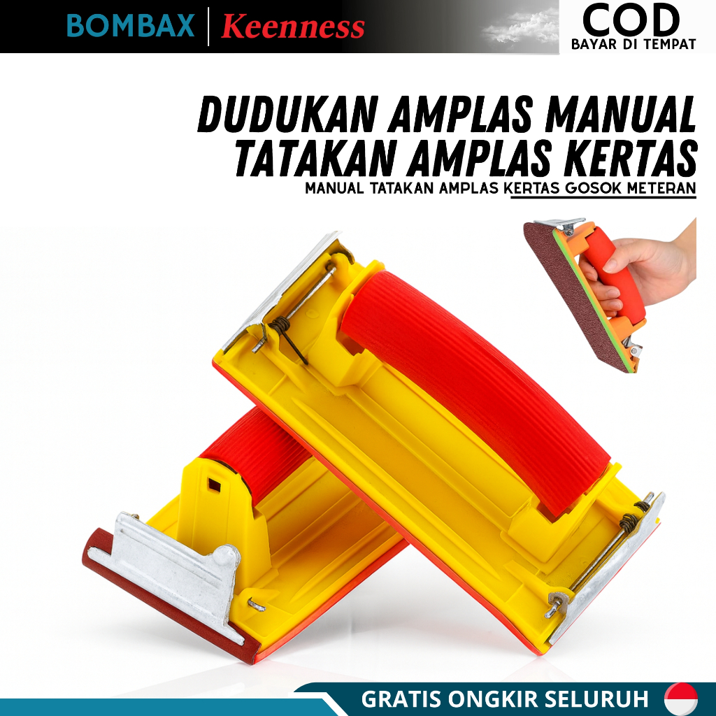 Jual Sanding Sander Block Tatakan Amplas Roll Manual Tatakan Amplas ...