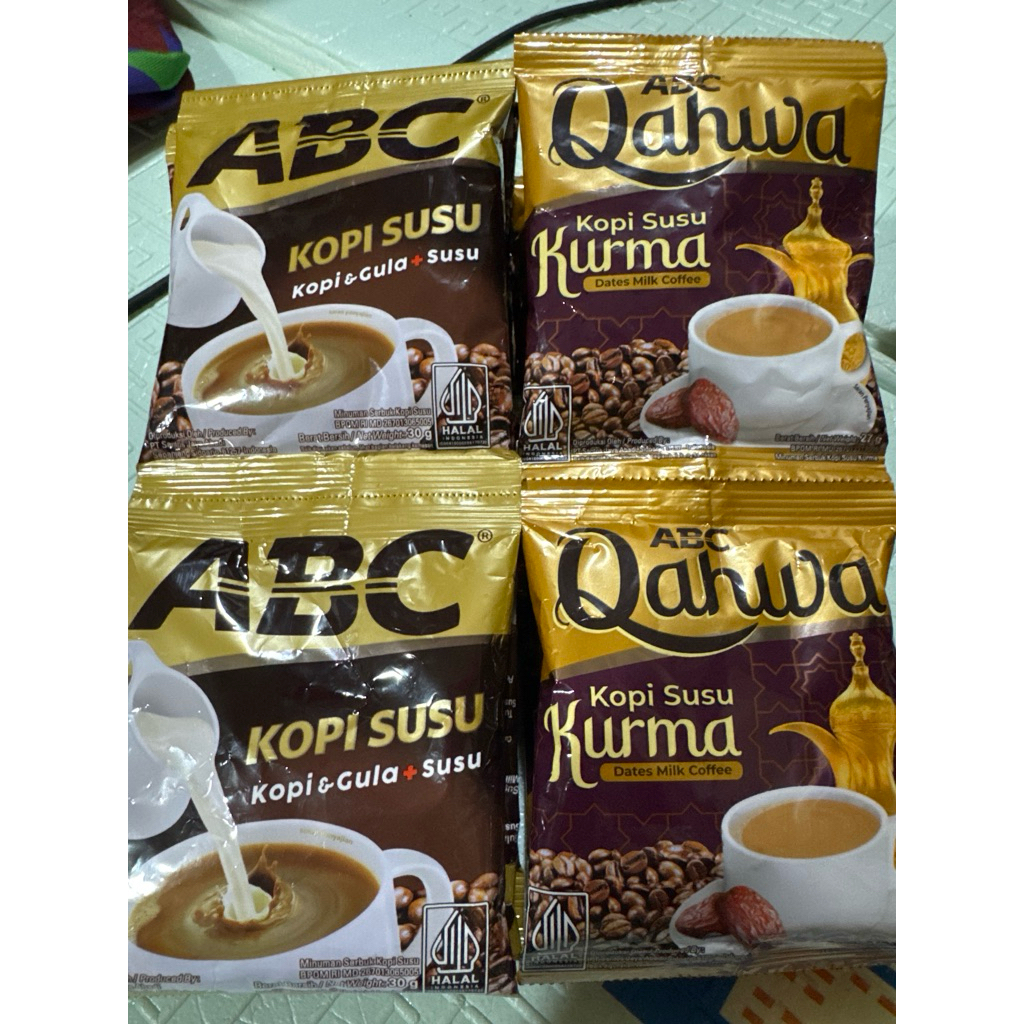 Jual ABC KOPI SUSU GULA / ABC KOPI SUSU KURMA 27g | Shopee Indonesia