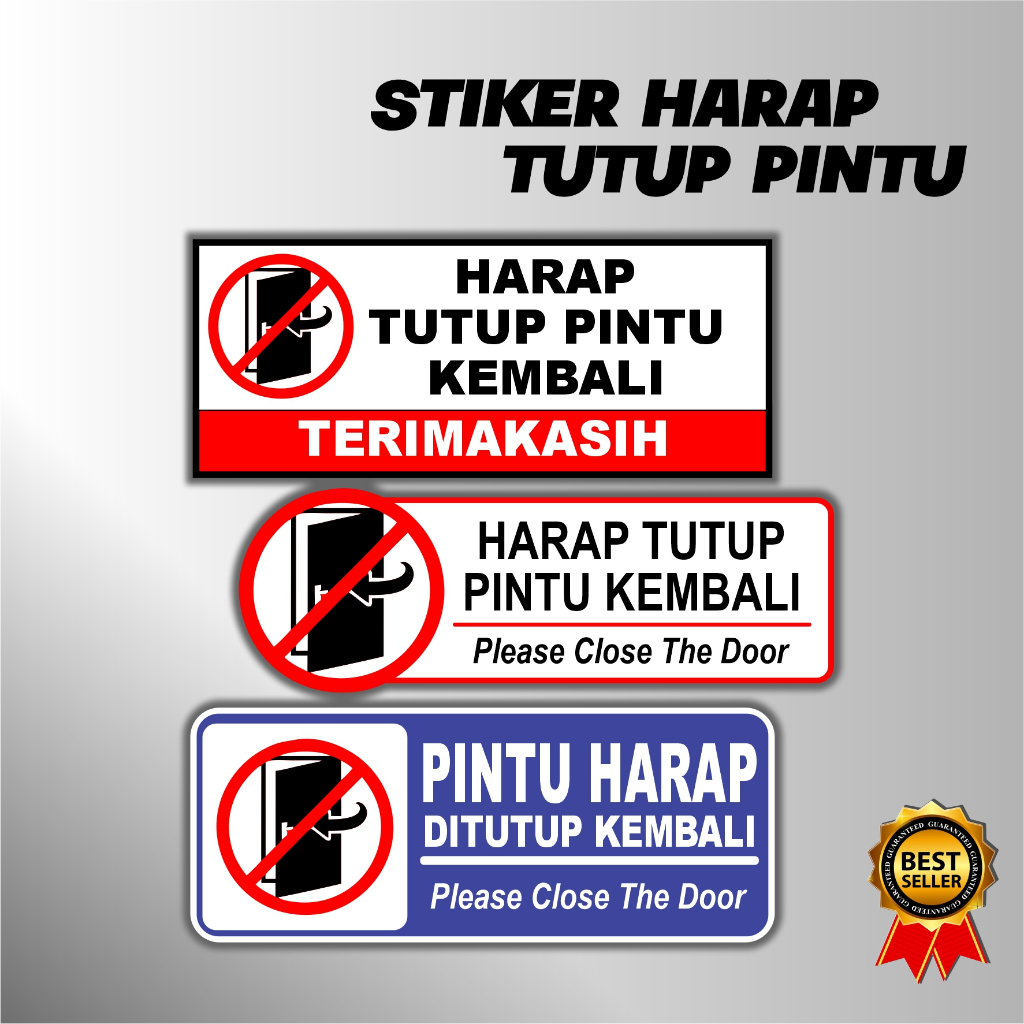 Jual STIKER VINYL ANTI AIR HARAP TUTUP PINTU KEMBALI/ LAMINASI GLOSSY ...