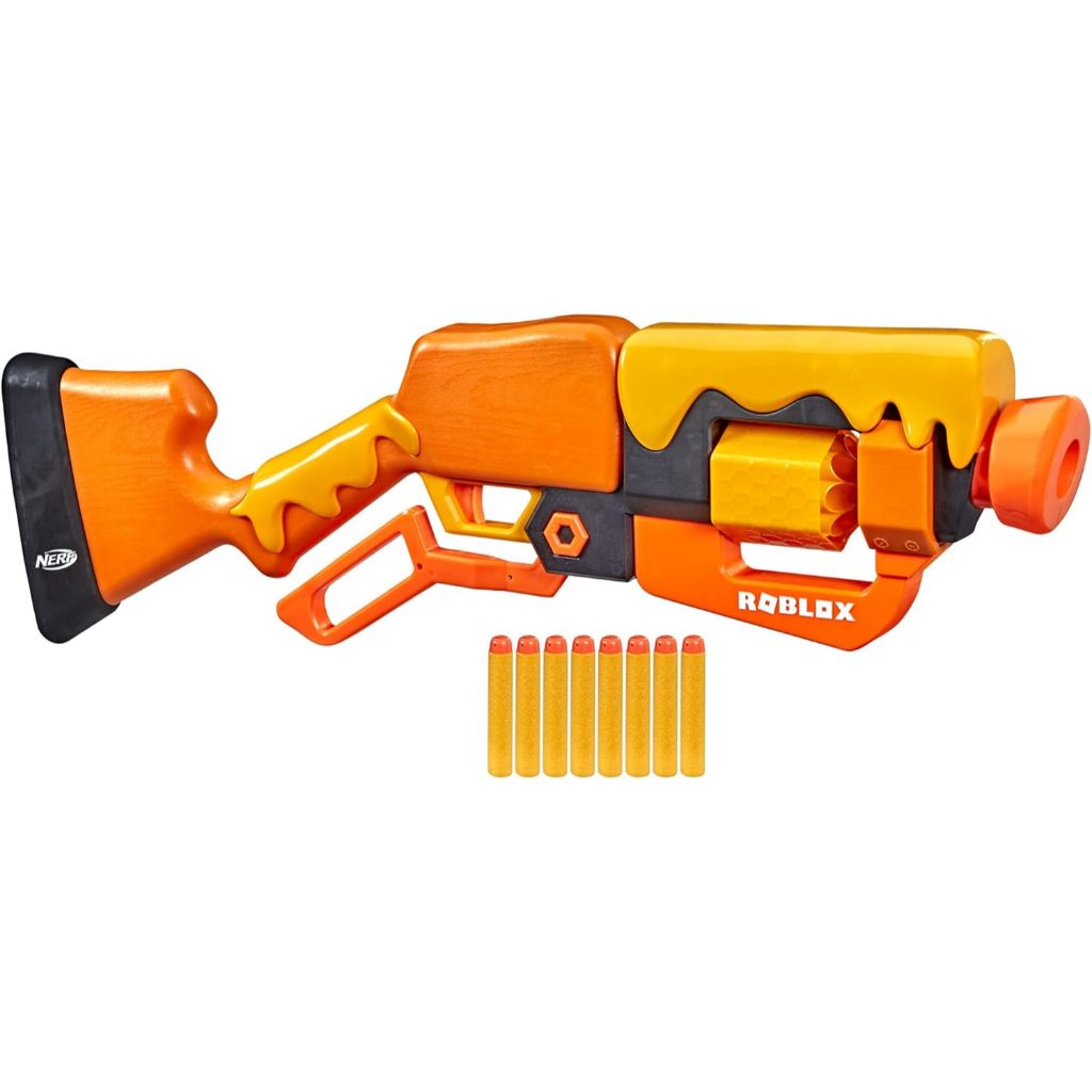Jual LEGIT Nerf Roblox Adopt Me!: Bees! Lever Action Dart Blaster ...