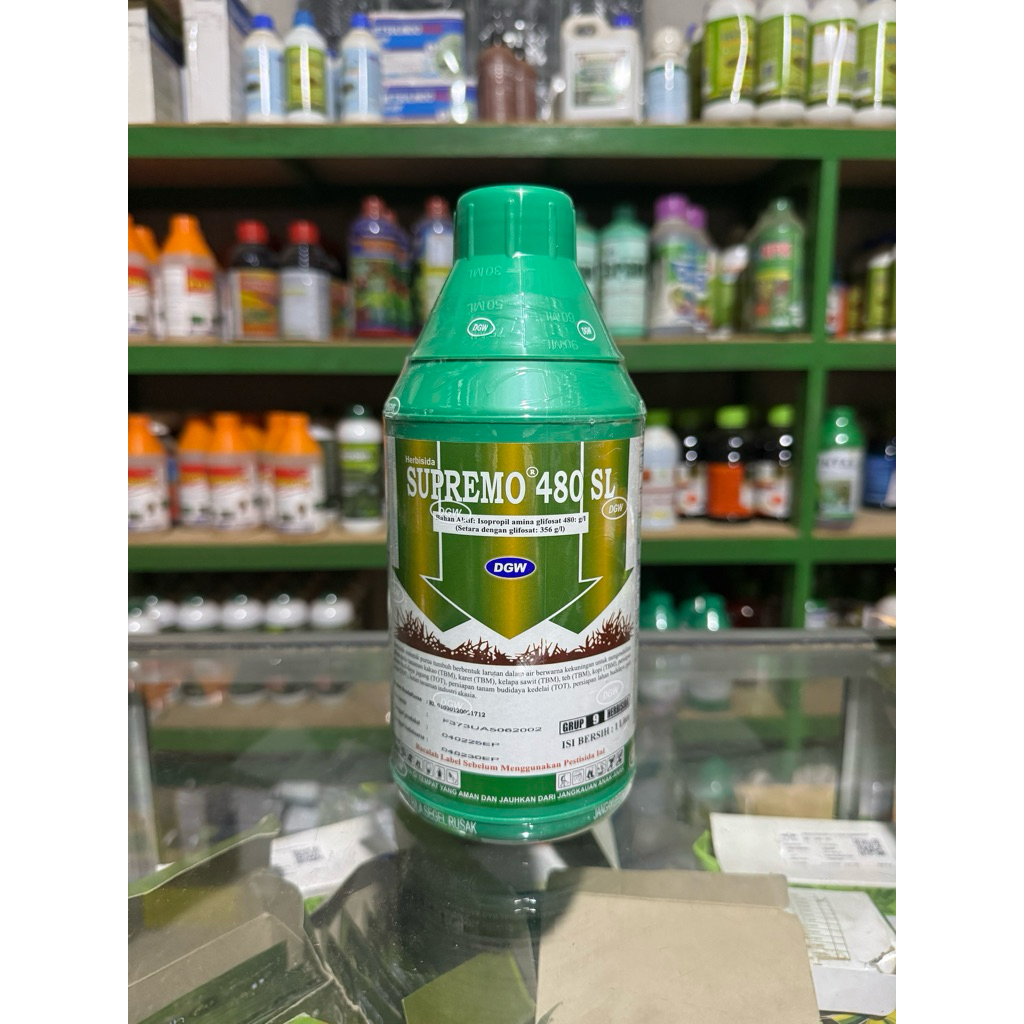 Jual Herbisida Sistemik SUPREMO 480 SL DGW Kemasan 1 Liter | Shopee ...
