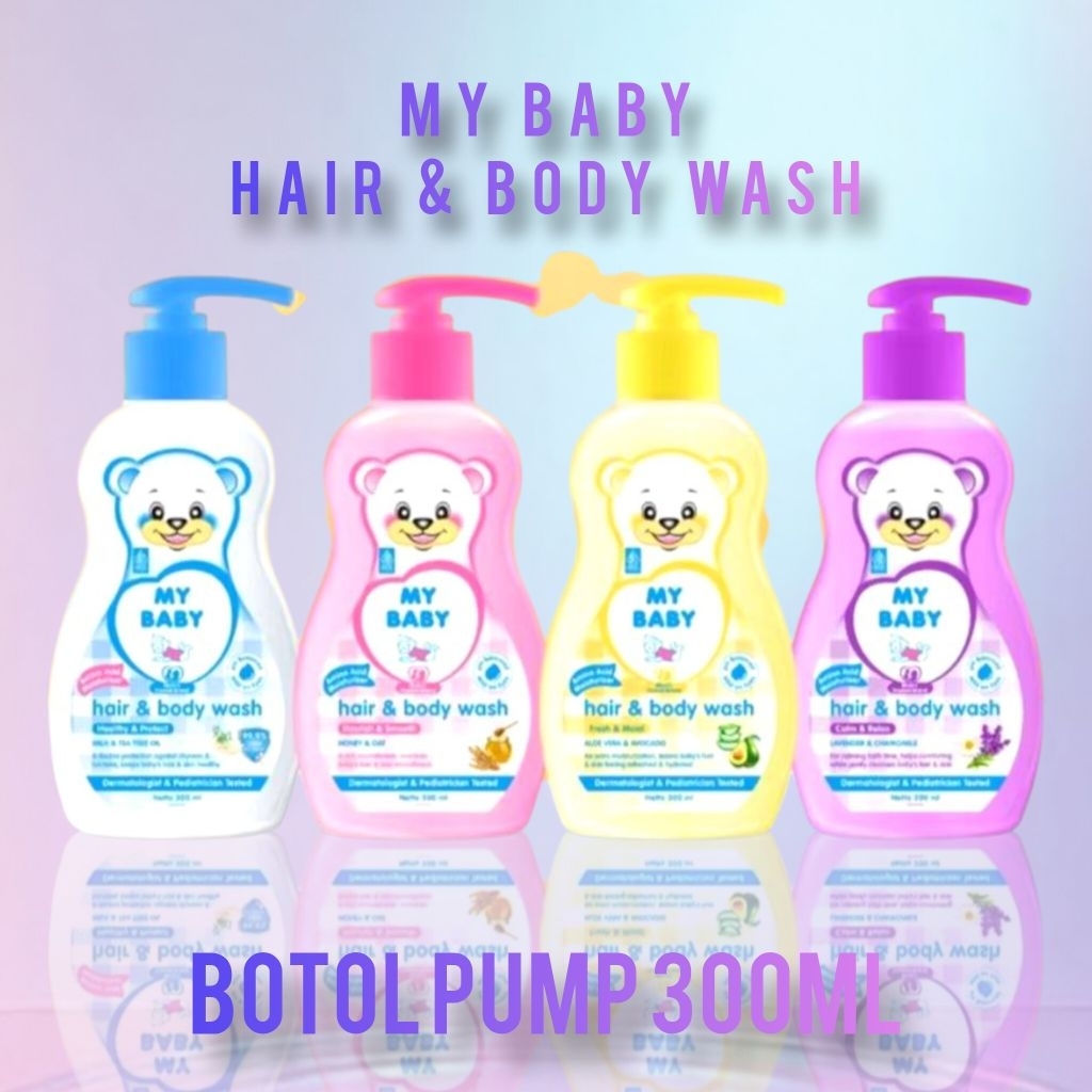 Jual My Baby Hair & Body Wash Botol Pump 300ml | Shopee Indonesia