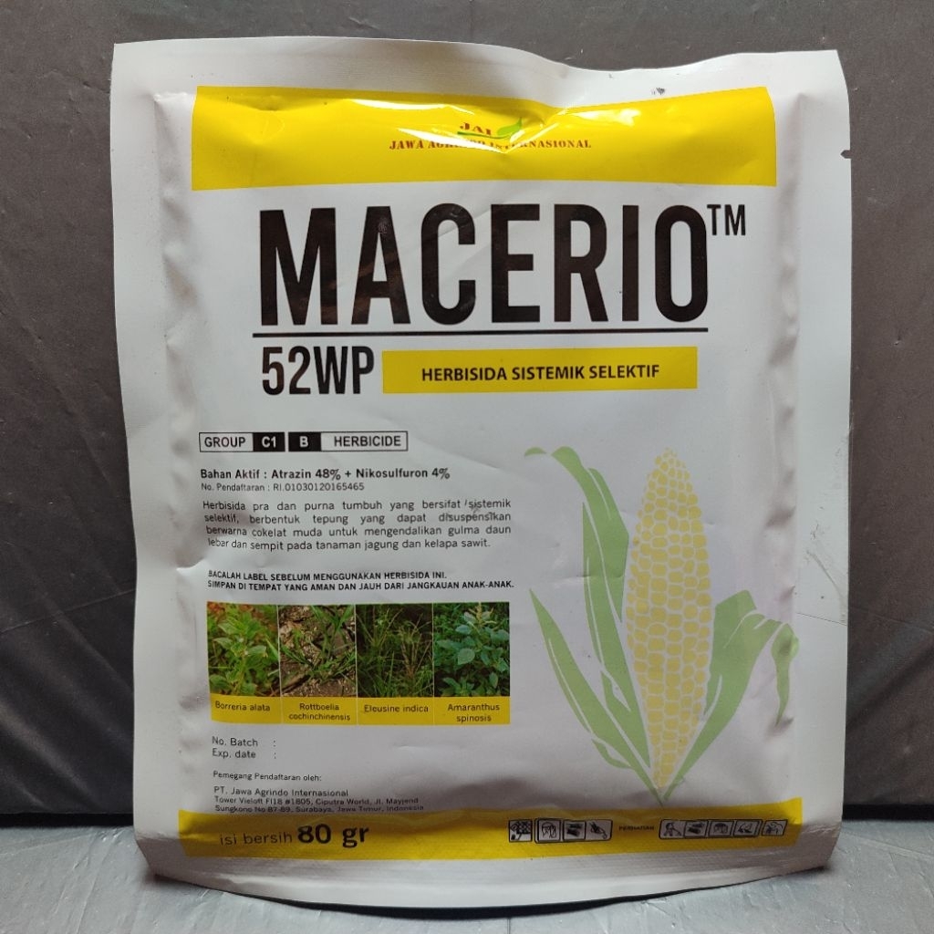 Jual Herbisida Rumput Jagung Macerio 80 Gram | Shopee Indonesia