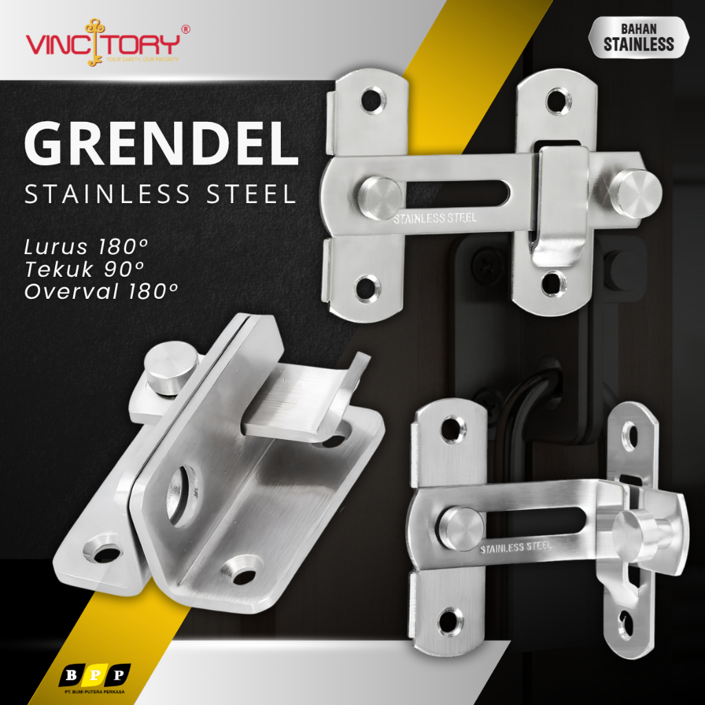Jual Grendel Pintu Jendela Tekuk Sliding Pengunci Stainless | Gerendel ...