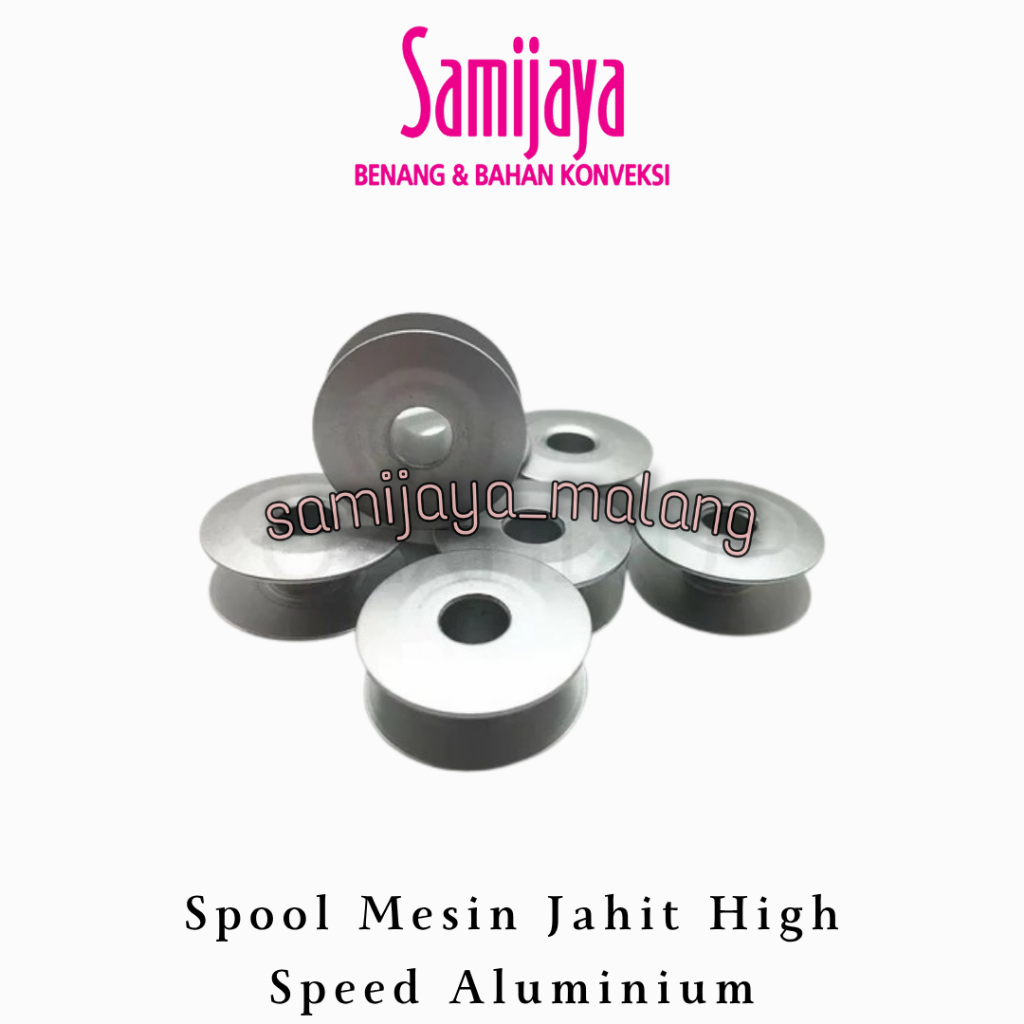 Jual Bobbins/ Spool / Spul mesin Highspeed almunium | Shopee Indonesia