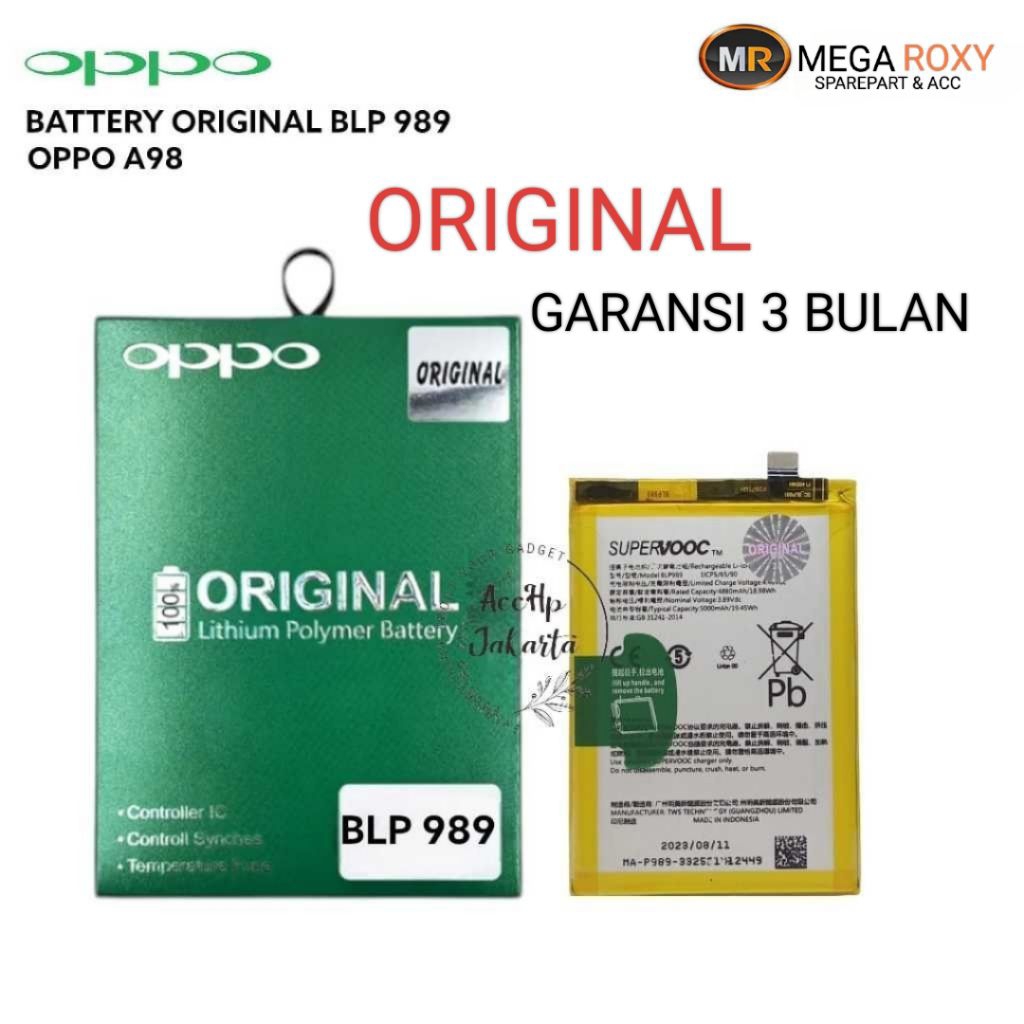 Jual BATRE BATERAI ORIGINAL OPPO A98 5G F23 5G / ONE PLUS NORD CE 5G ...