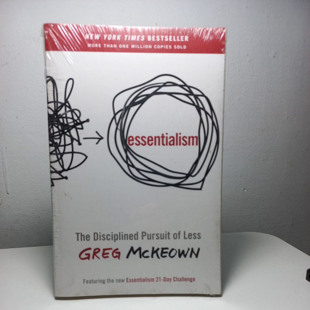 Jual Buku Essentialism - Greg McKeown Bahasa Inggris Original (Sealed ...