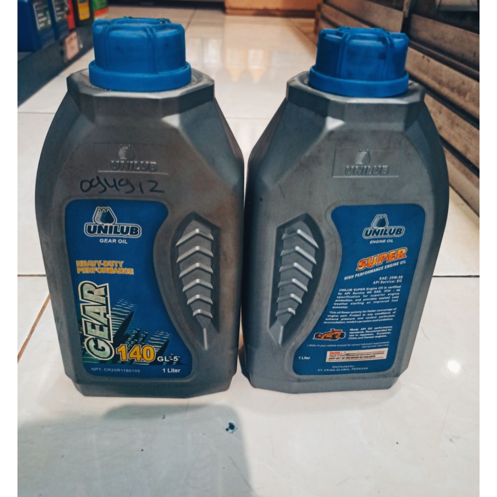 Jual OLI Transmisi Unilub Gear Oil GL-5 GEAR 140 1 Liter | Shopee Indonesia
