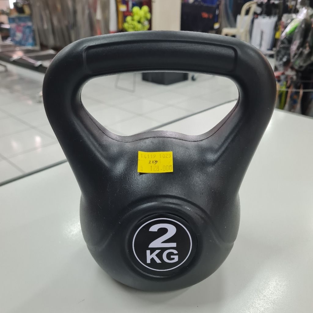 Jual Kettle bell Rox 2 KG plastik original kettlebell 2kg kilogram kilo ...