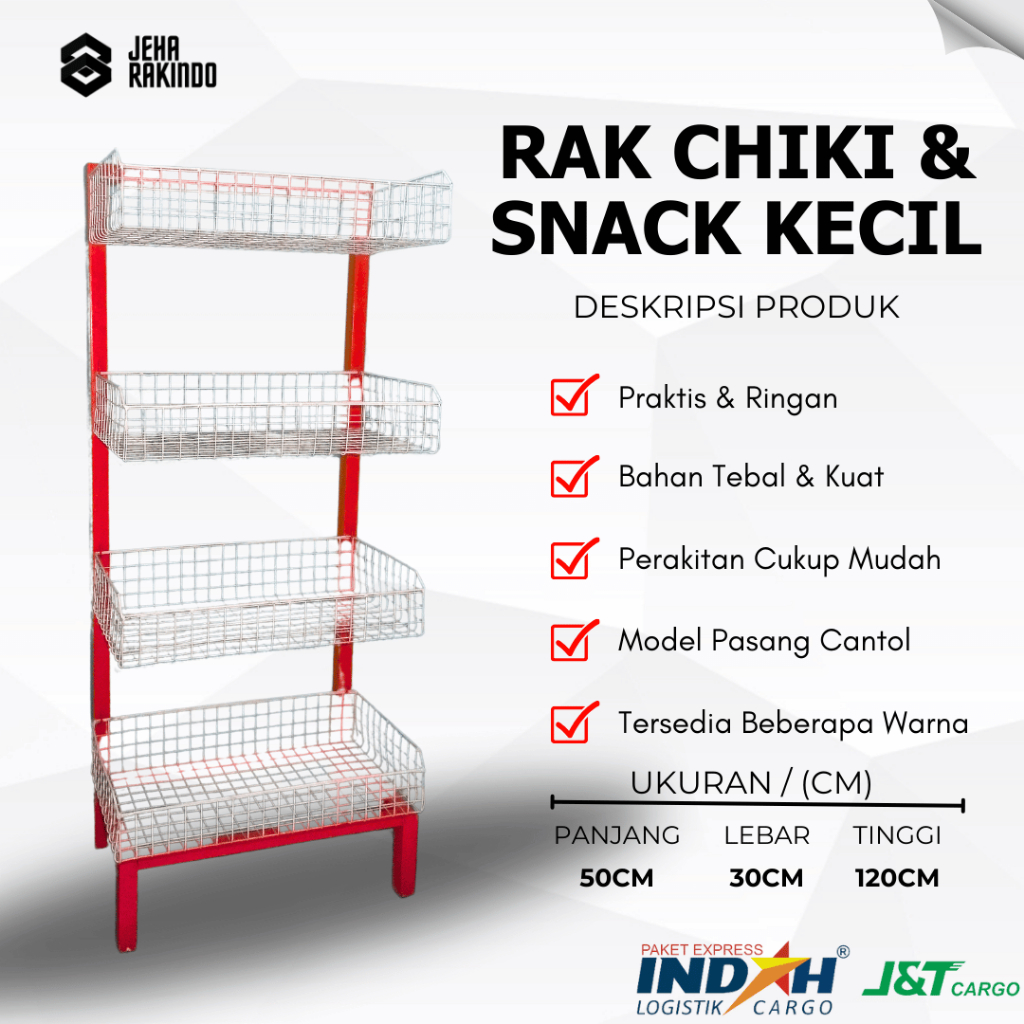 Jual Rak Chiki Snack Kecil 4 Susun/ Ambalan - Jeha Rakindo | Shopee ...