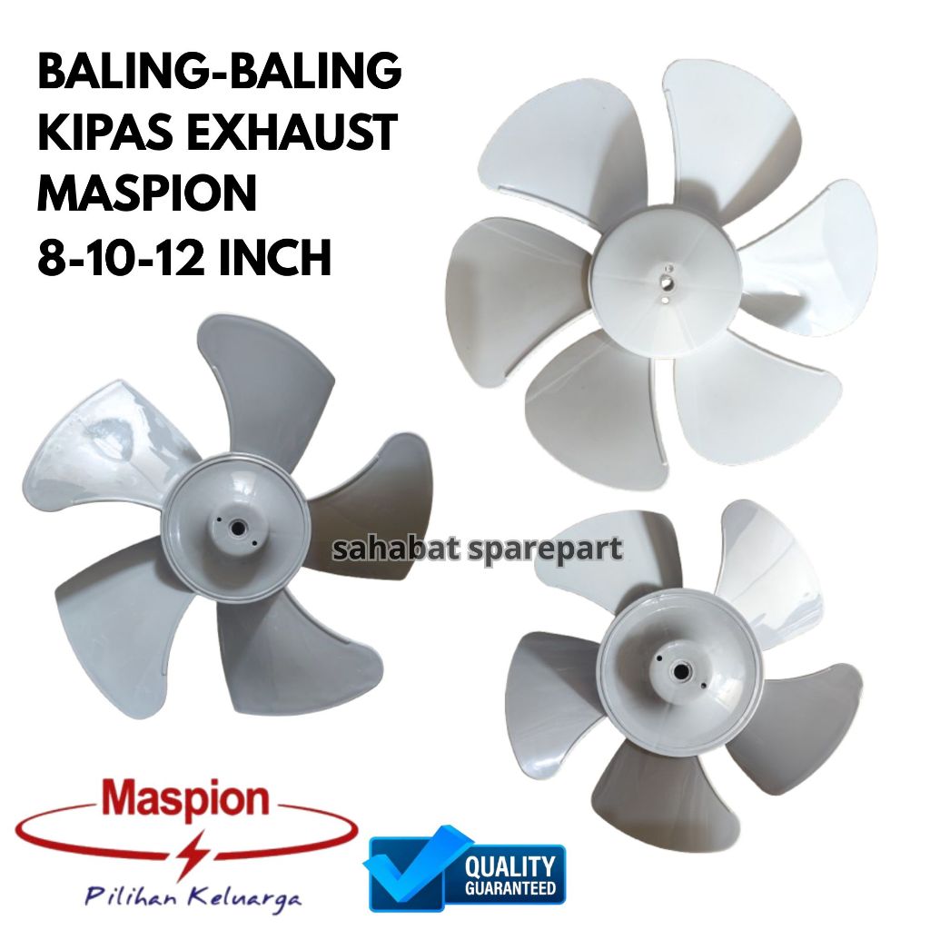 Jual BALING BALING KIPAS EXHAUST FAN MASPION 8/10/12 INCH | Shopee ...