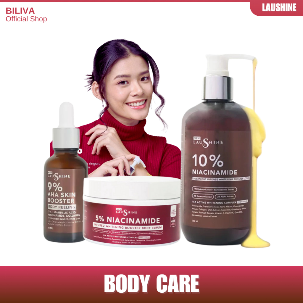 Jual Lauskin Body Peeling 9% AHA Body Booster Edition Pump Laushine ...
