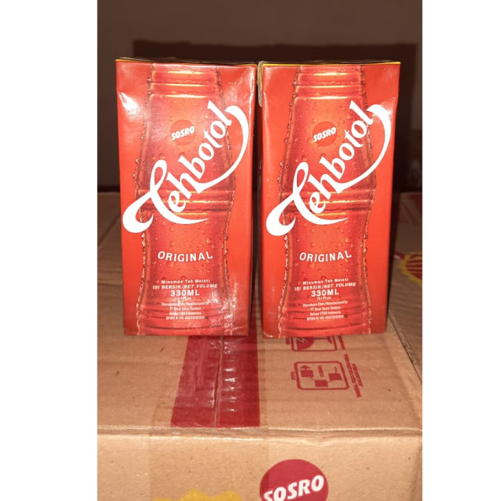 Jual Teh Botol Sosro Original 330 ml Kemasan Kotak | Shopee Indonesia