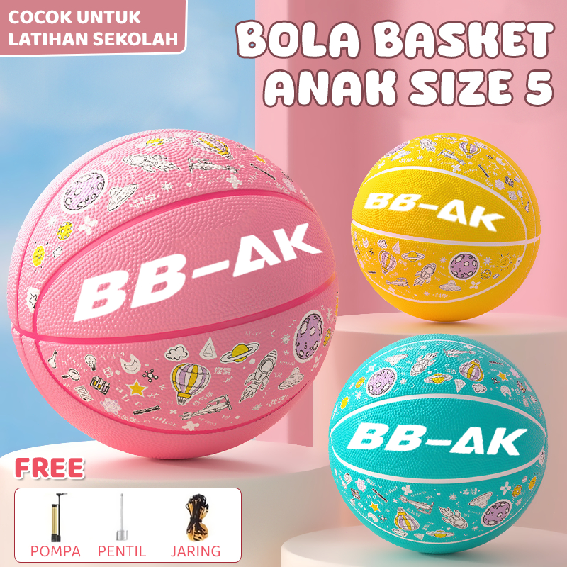 Jual Bola Basket Size 4 & 5 Original | Karet Alami Tahan Lama | Grip ...