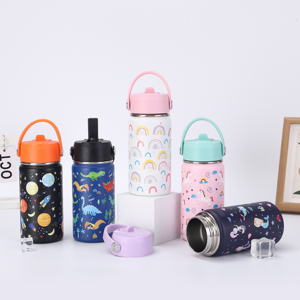 Jual BOTOL MINUM ANAK DENGAN SEDOTAN DAN HANDLE TUMBLER FLIP STRAW ...