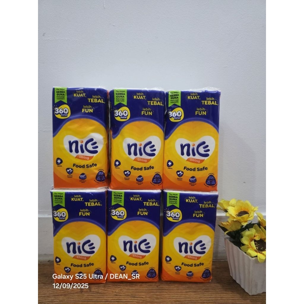 Jual PAKET 6PCS TISU NICE 180sheet | Shopee Indonesia