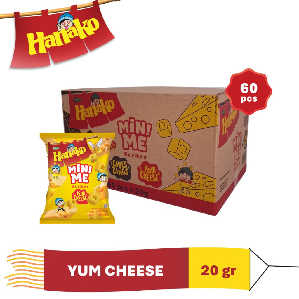 Jual Hanako Snack Mini Me 20 gr Karton (GROSIR) | Shopee Indonesia
