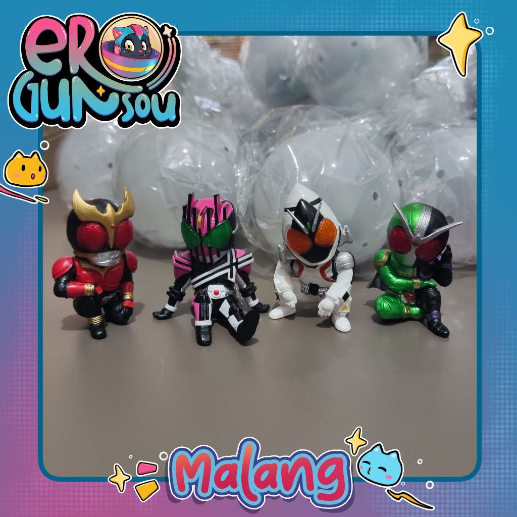 Jual Machiboke Kamen Rider Vol 2 Kuuga, Decade, Fourze, W Double ...