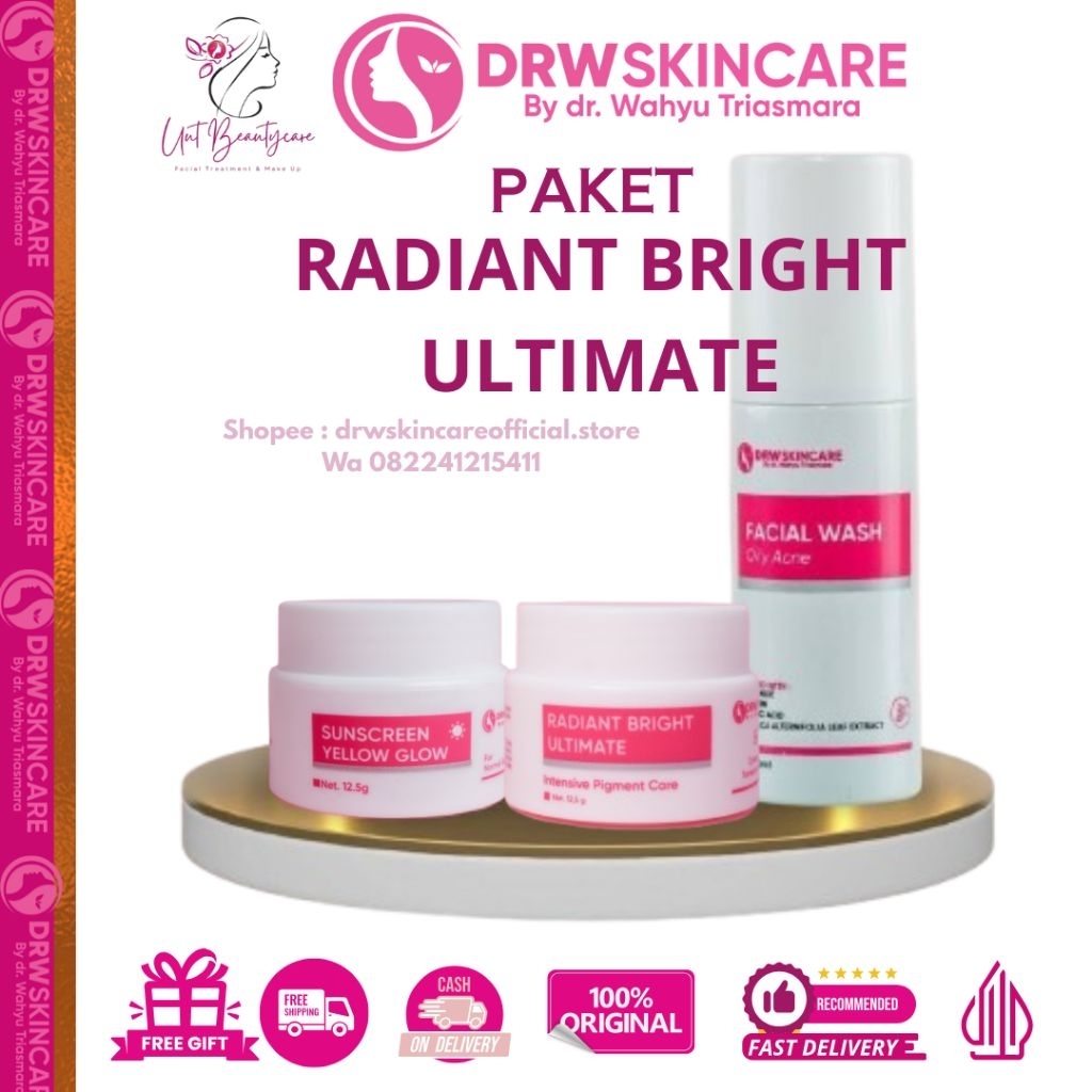Jual DRW Skincare PAKET RADIANT BRIGHT ULTIMATE | Shopee Indonesia