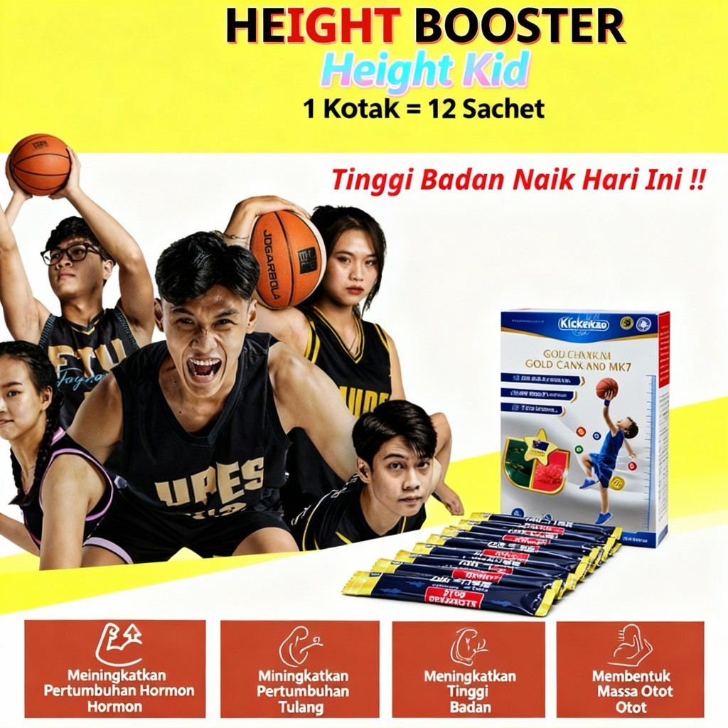 Jual (IN STOCK) Extreme Height Booster,HEIGHT KID -Natural Height ...