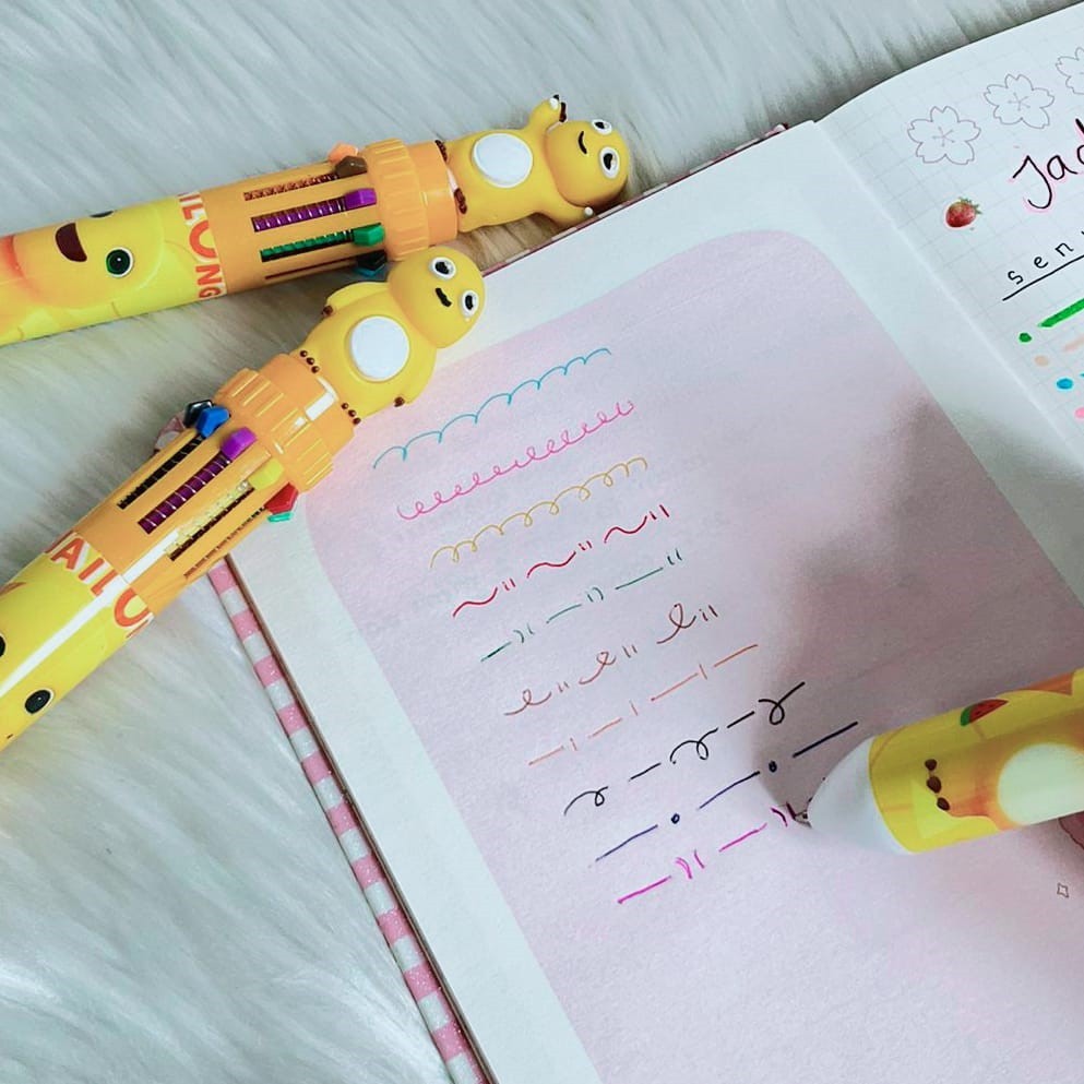 Jual PULPEN CETEK 10 WARNA NAILONG DINO KUNING ALAT TULIS ANAK SEKOLAH ...