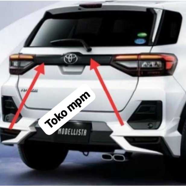 Jual Trunklid Bagasi Original Toyota Raize dan Rocky/GARNISH BACKDOOR ...