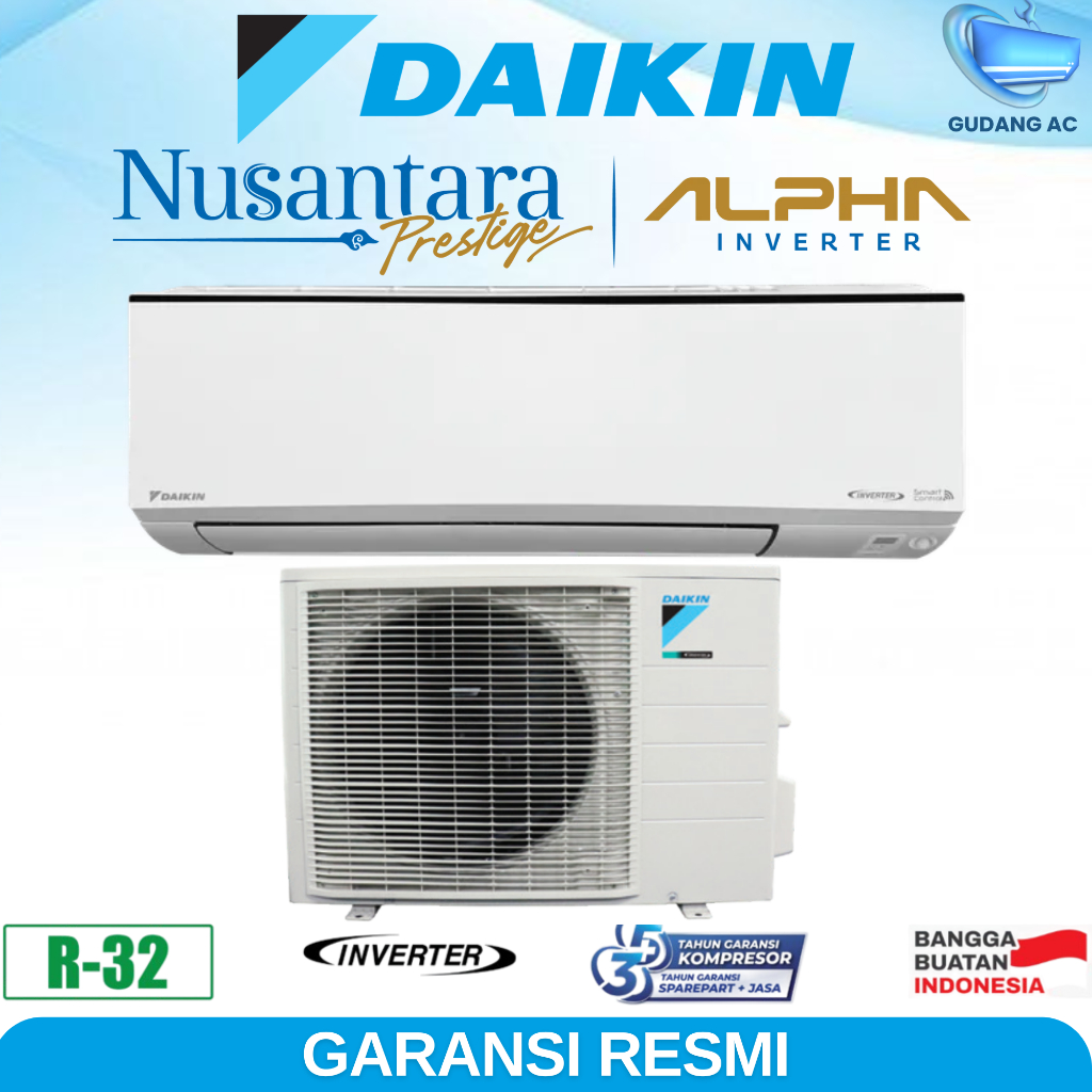 Jual AC Daikin 2 PK Inverter FTKH50YV14 Alpha Inverter STKH50YV R32 ...