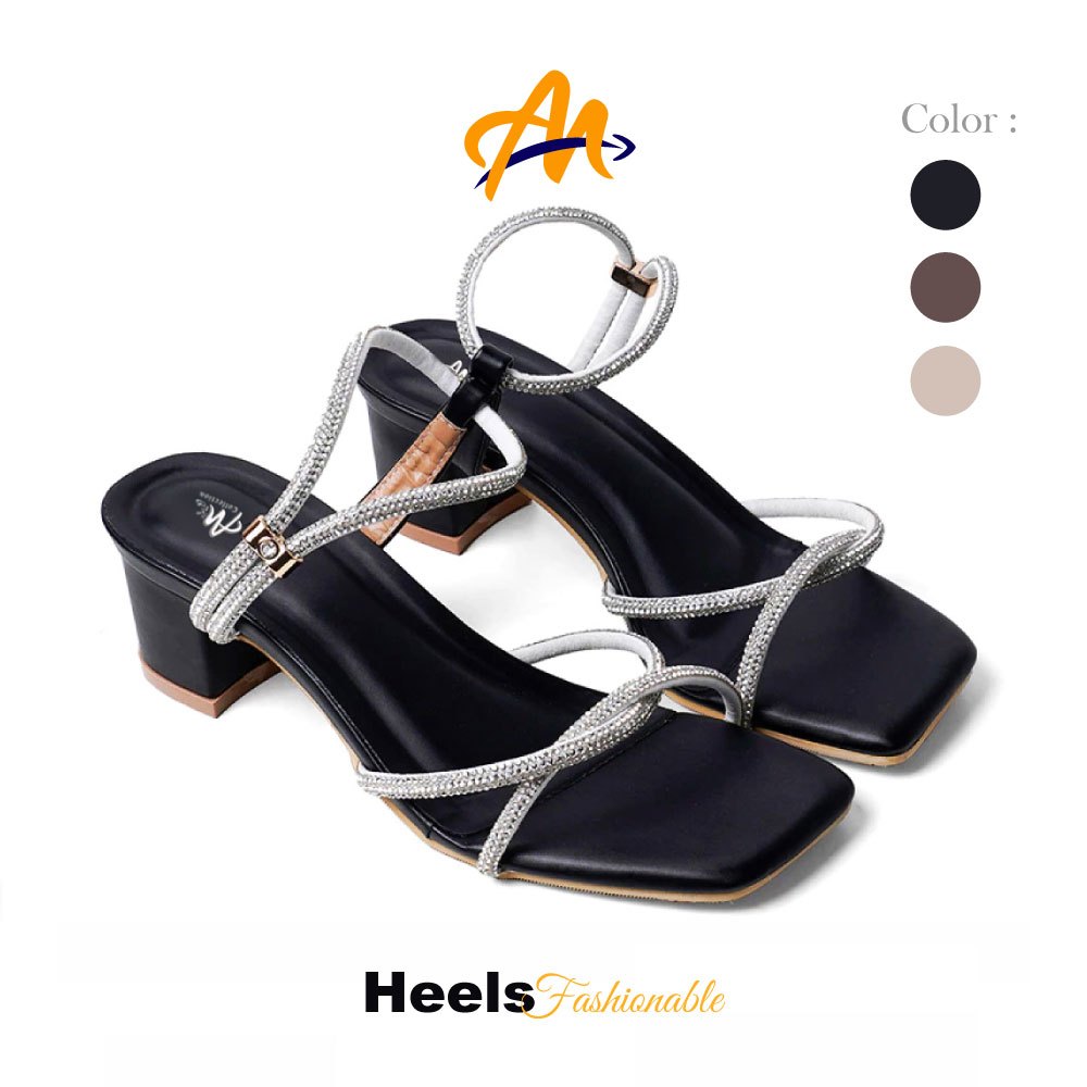 Jual Heels Kondangan ACEROLA Sepatu Hak Tahu Heels Wisuda Heels 5 cm ...