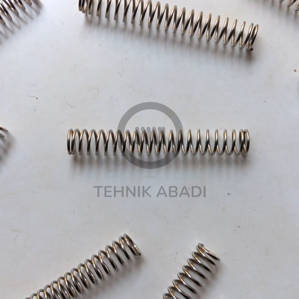 Jual Per Spring Tekan Stainless Tebal 1,2 mm Panjang 75 mm (7,5 cm ...