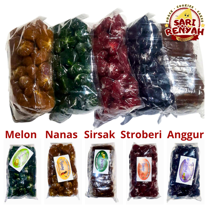 Jual Aneka Dodol Buah Garut 500g dan 1 Kg / Nanas, Melon, Sirsak ...