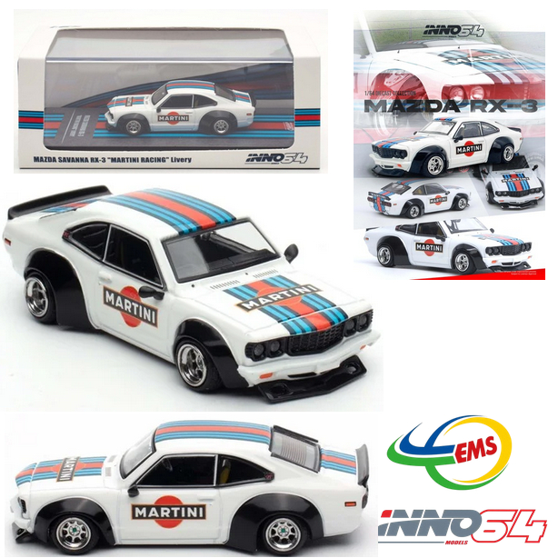 Jual IN64-RX3-MTN - INNO64 1/64 MAZDA SAVANNA RX3 "MARTINI RACING ...