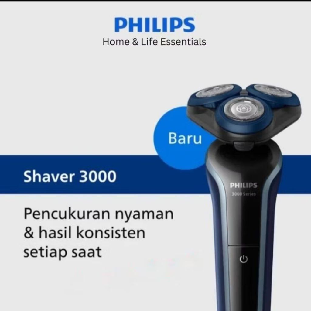 Jual Philips Aquatouch Shaver 3HD 3100 Series S3608/10 Cukuran Jenggot ...