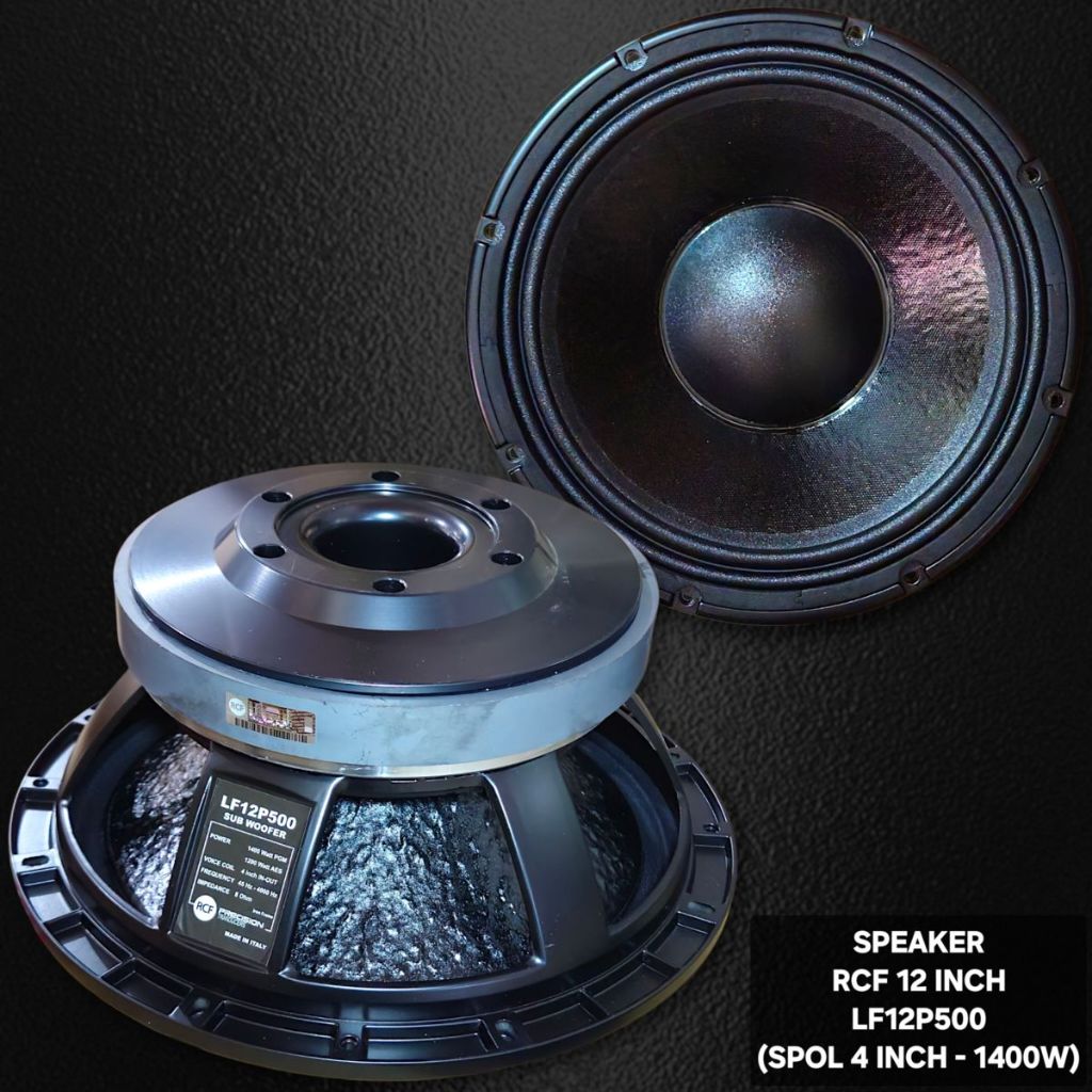 Jual Speaker RCF 12 Inch LF12P500 / Komponen RCF 12" LF 12P500 MidLow ...