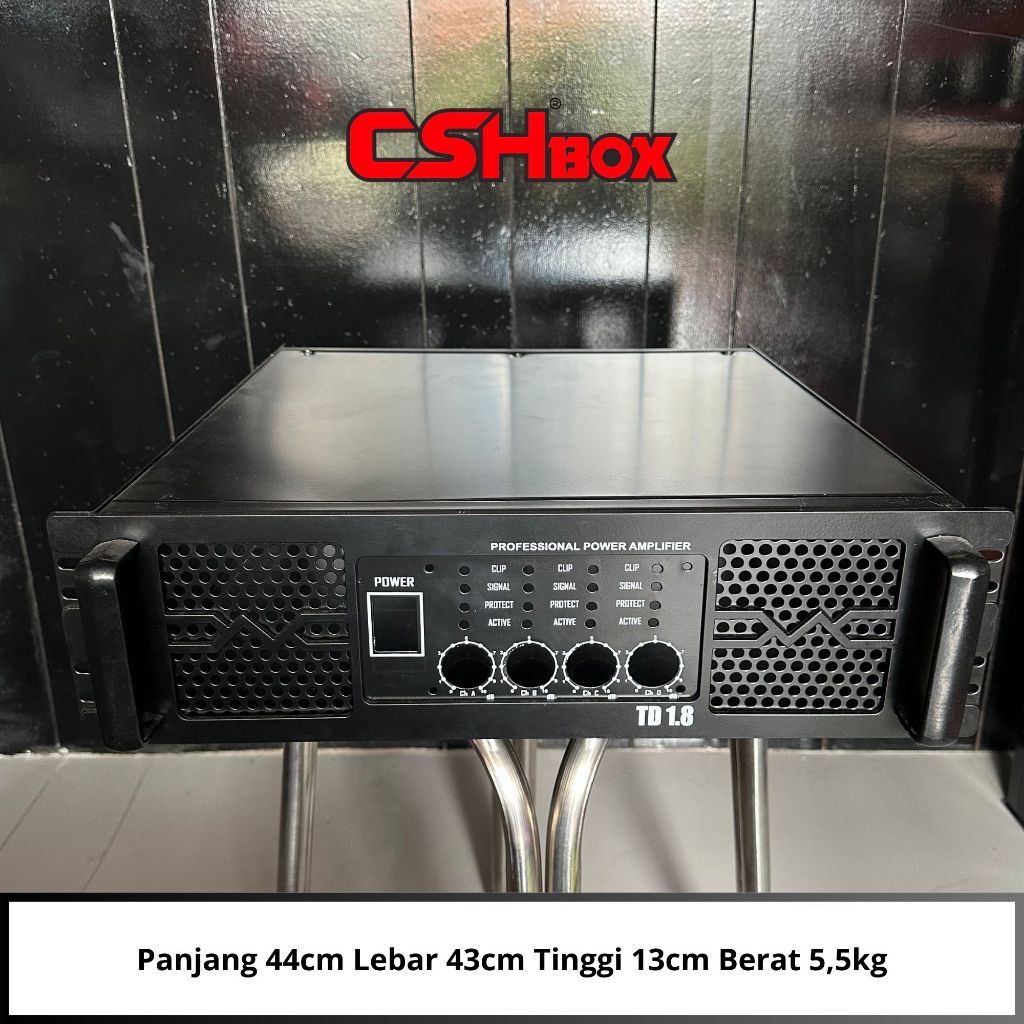 Jual Box Power Amplifier CSH Ukuran 3u 4channel Seri TD, GB, XMAX (box ...