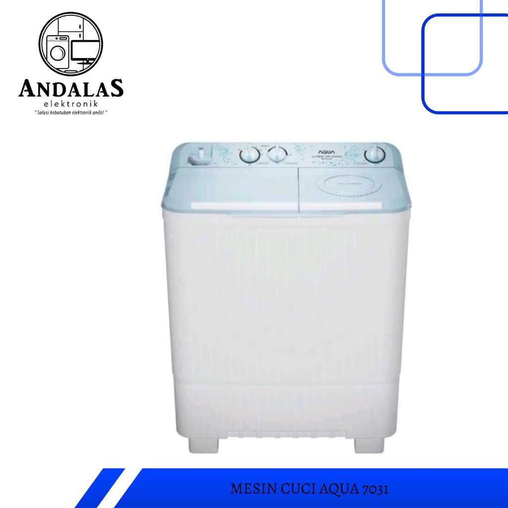 Jual MESIN CUCI AQUA QW-7031HT 2 TABUNG 7 KG QW 7031 HT / MESIN CUCI ...