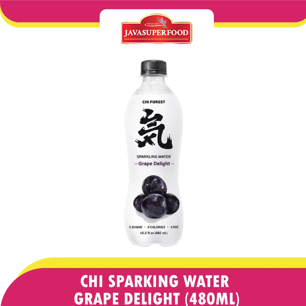 Jual Chi Forest Sparkling Water/ Minuman Soda - Grape Delight 480 ml ...