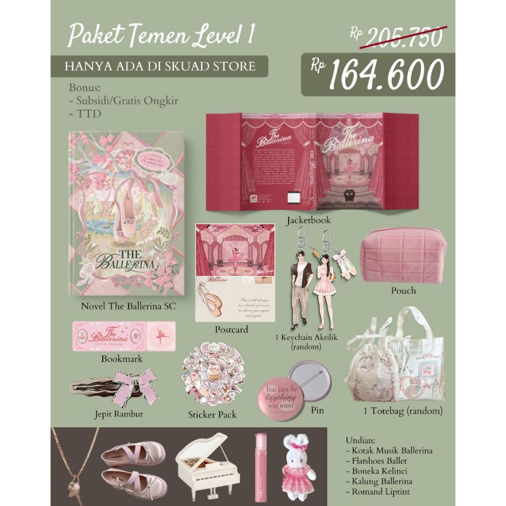 Jual THE BALLERINA - CAROLINE PUSPOJUDO | Shopee Indonesia