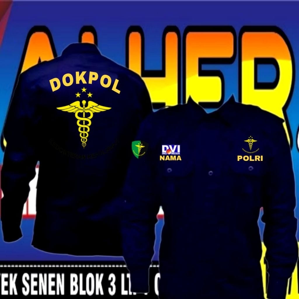 Jual kemeja terbaru Dokpol baju Dokpol seragam Dokpol pdh Dokpol baju ...