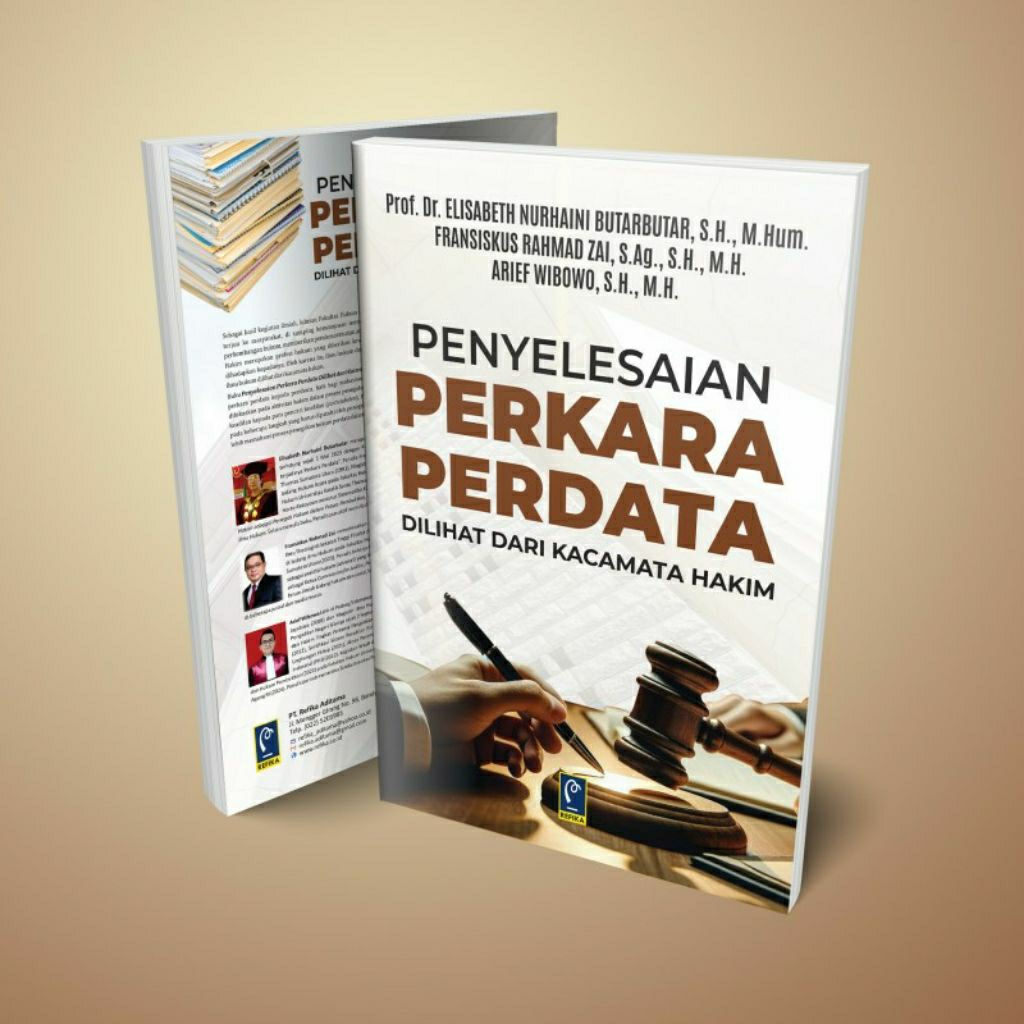 Jual Buku Penyelesaian Perkara Perdata Di Lihat Dari Kacamata Hakim ...