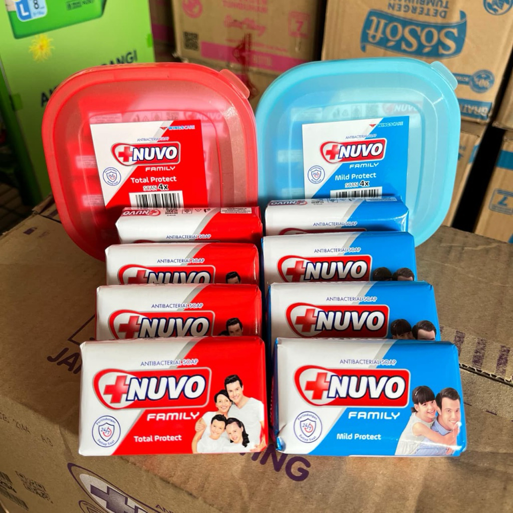 Jual Sabun NUVO 4 pc Gratis Toples | Shopee Indonesia