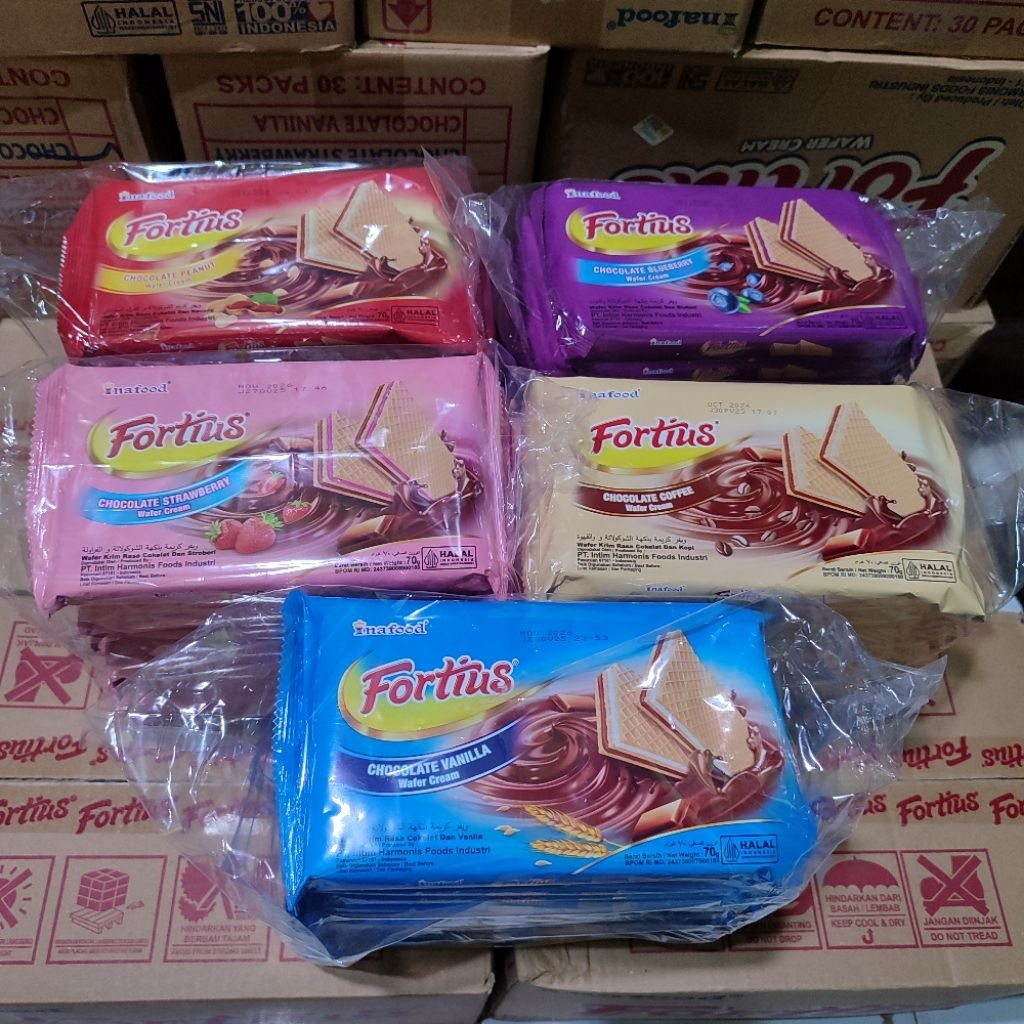 Jual AINUNSTORE | Fortius wafer cream 70gr jajan songgong hajatan ...