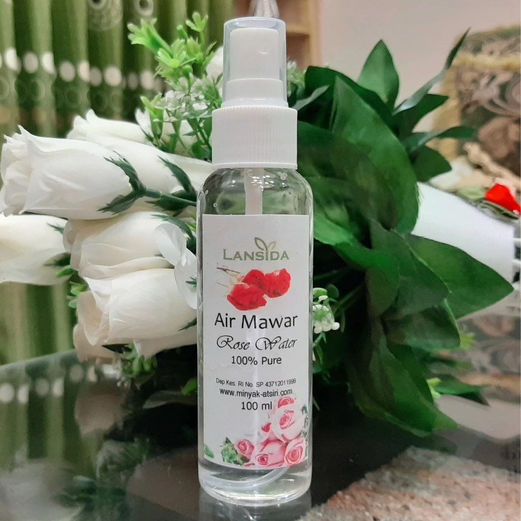Jual Rose Water Murni 100ml Pure Hidrosol Air Mawar Murni 100ml Face ...